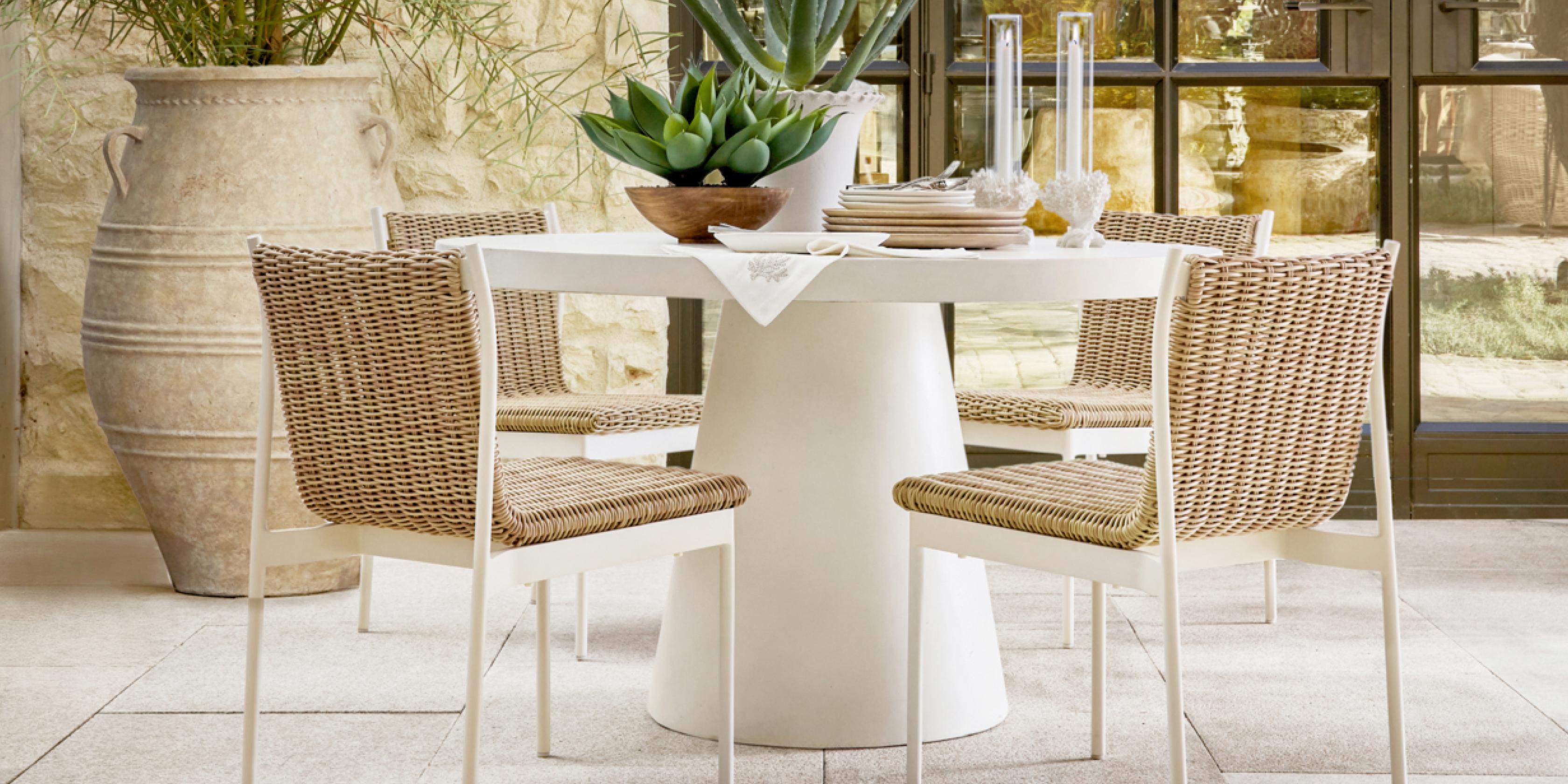 Pomona Huntington Metal Outdoor Dining | Pottery Barn