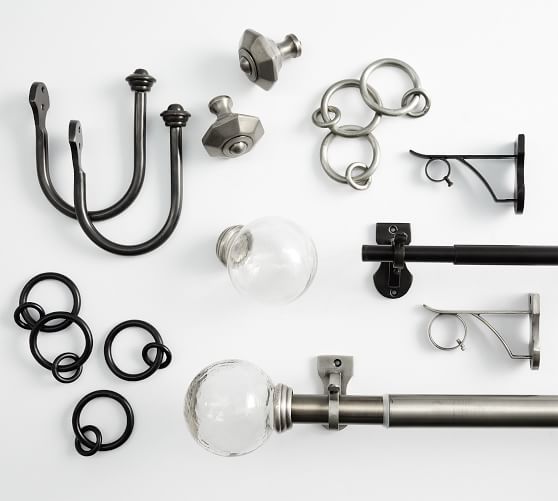 Window Hardware | Curtain Rods, Rings & Finials | Pottery Barn