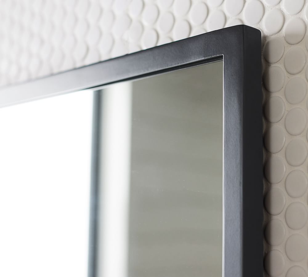 Kensington Double Wide Mirror with D-Ring Mount | Pottery Barn
