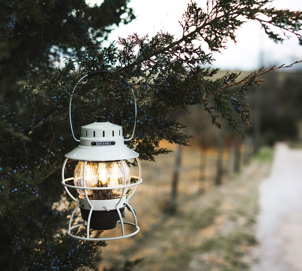 Railroad LED Outdoor Lantern | Pottery Barn