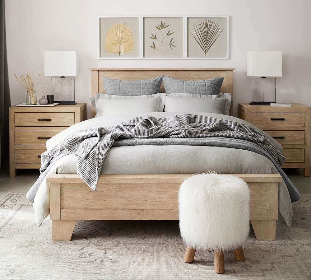 Mongolian Faux Fur Stool | Pottery Barn