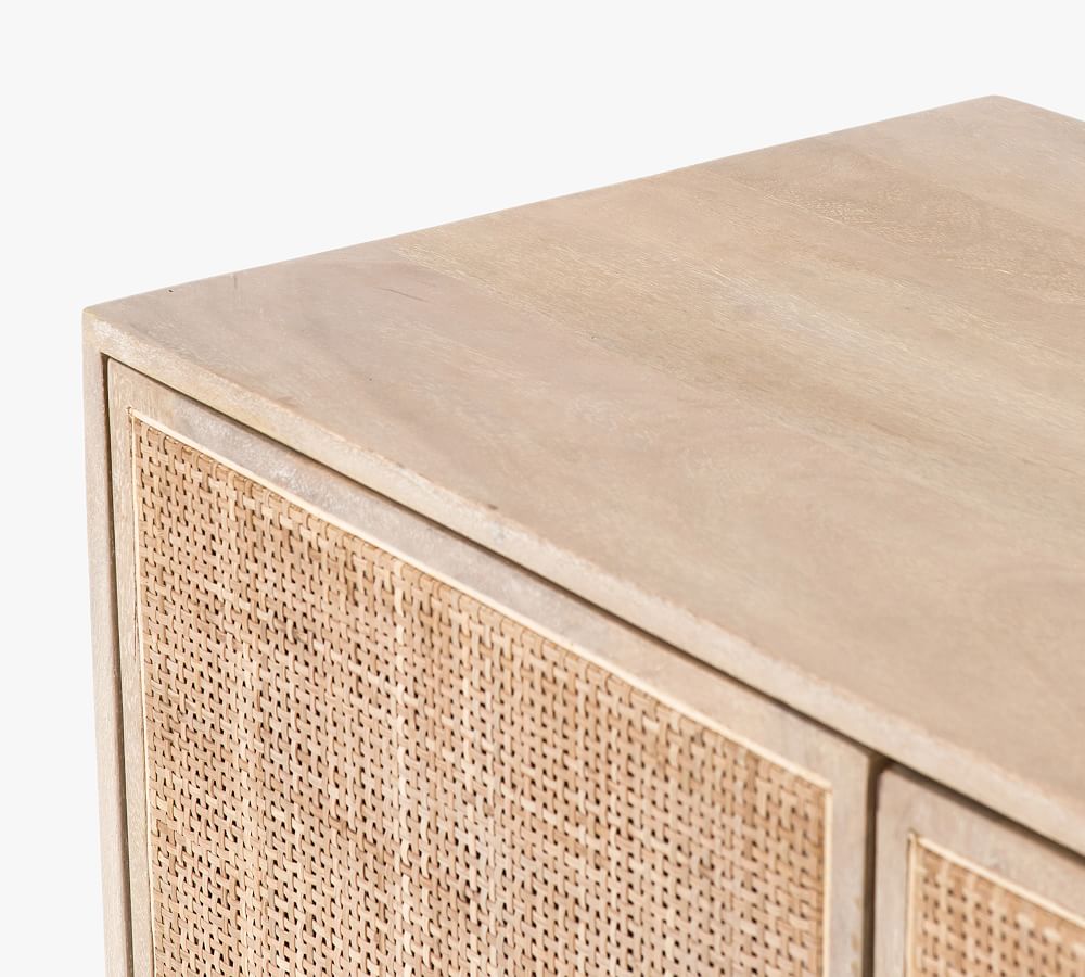 Dolores Cane Console Table | Pottery Barn