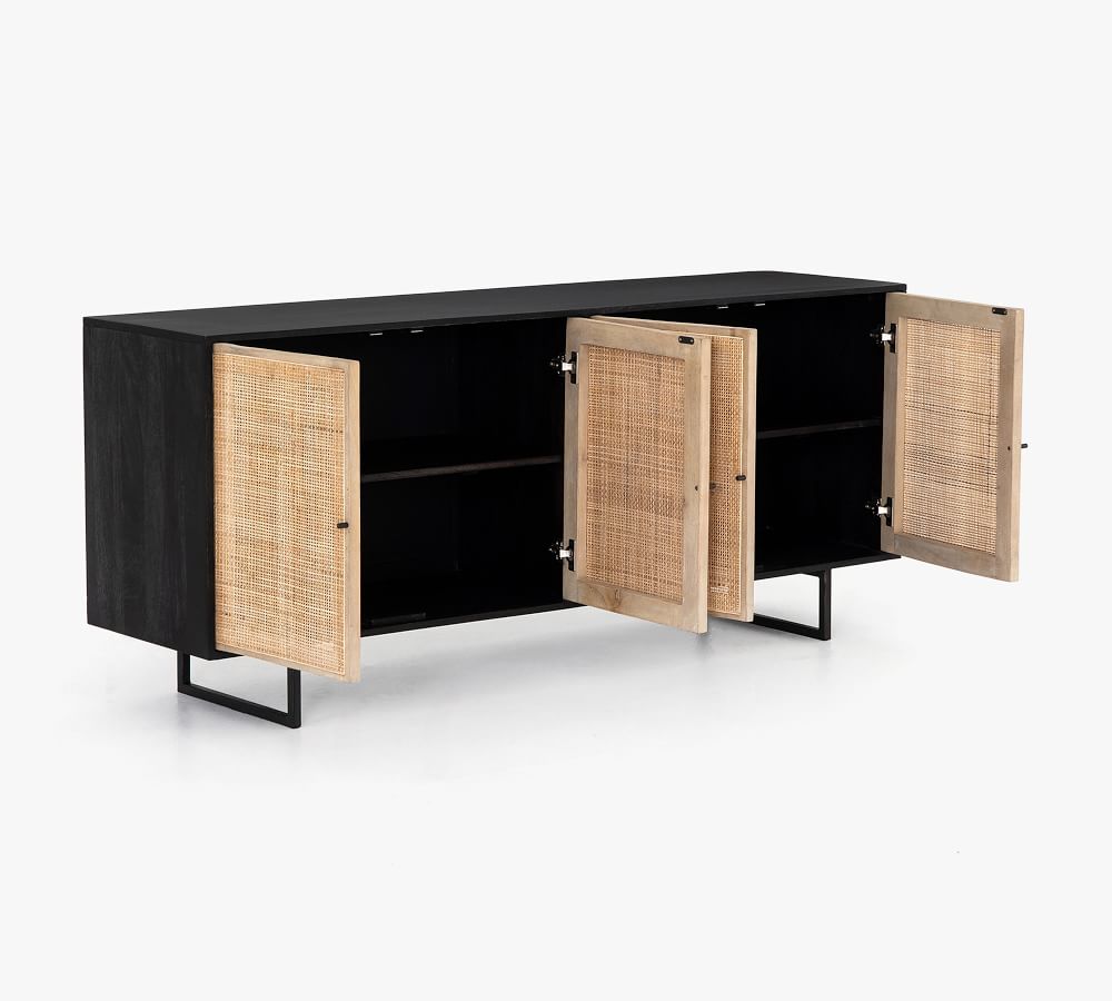 Dolores Cane Console Table | Pottery Barn