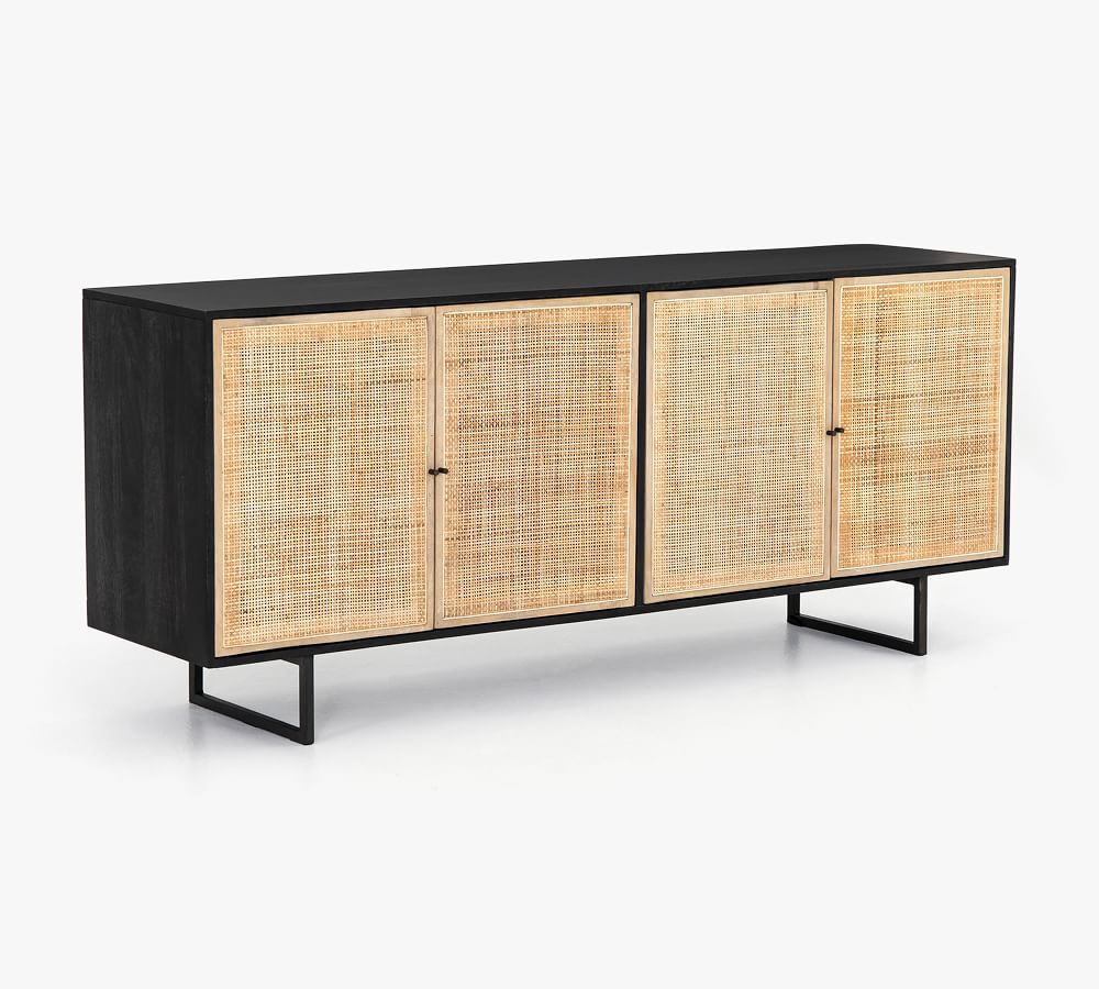 Dolores Cane Console Table | Pottery Barn