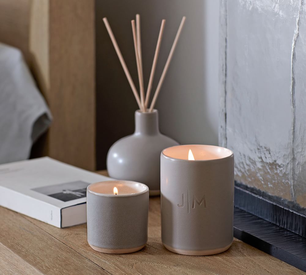 Mason Ceramic Scent Collection - Grey Oak | Pottery Barn