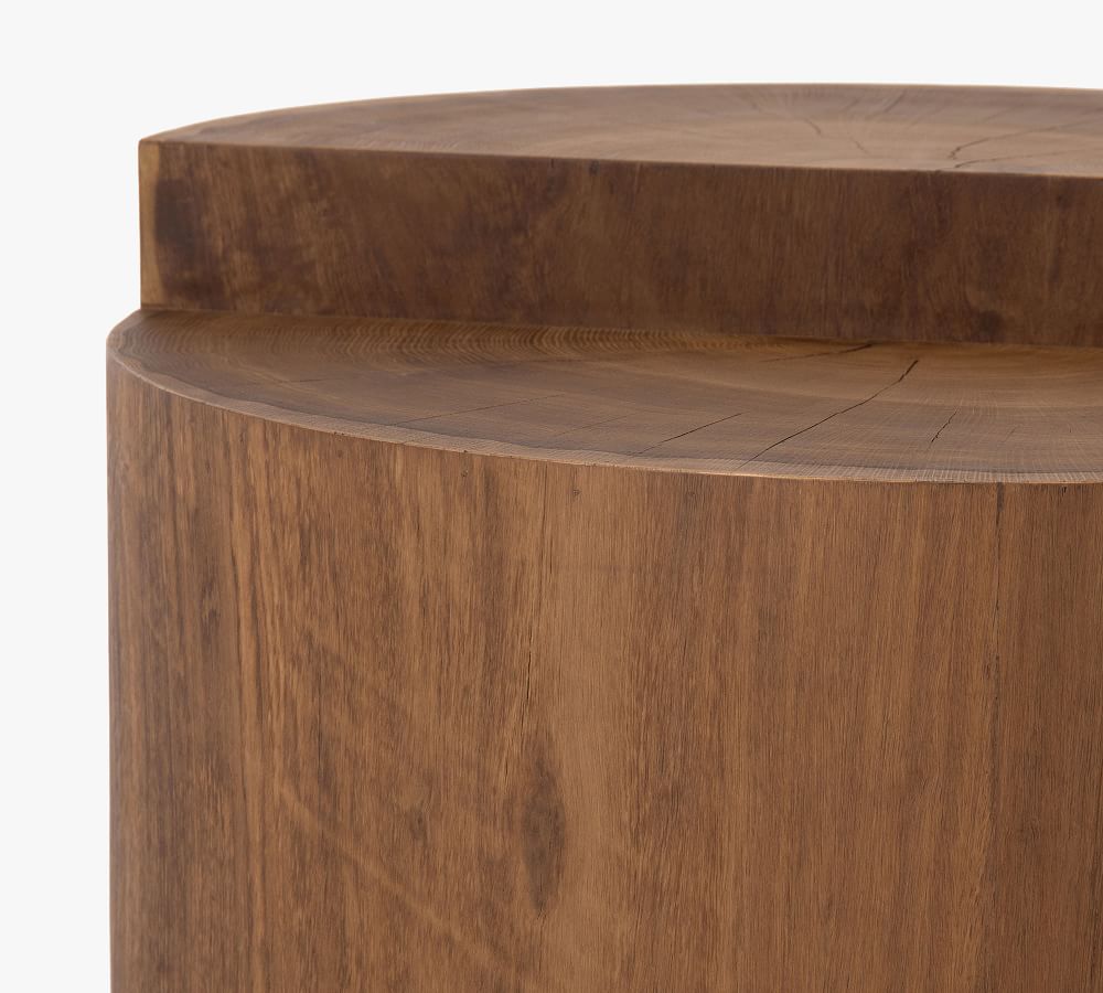 Sigmund 28" Round Bi-Level Coffee Table | Pottery Barn