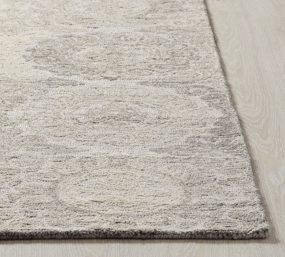 Gray Kendyl Tufted Rug | Patterned Rugs | Pottery Barn