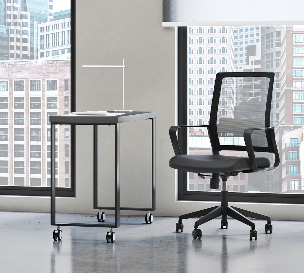 Derby Rolling Office Cart, Office Desk | Pottery Barn