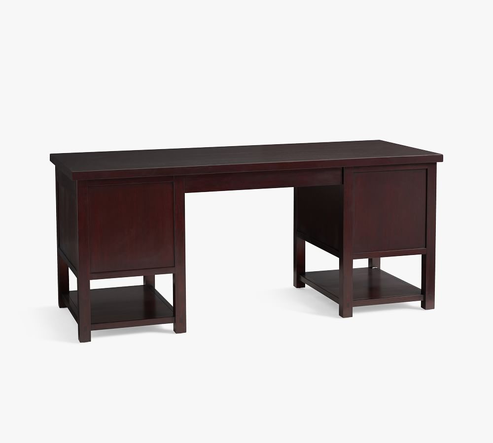Farmhouse 70" Desk with Drawers | Pottery Barn