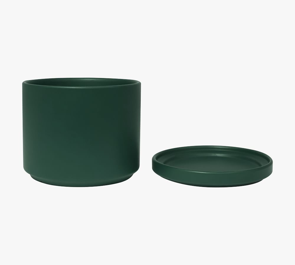 Ceramic Cylinder Planter | Pottery Barn