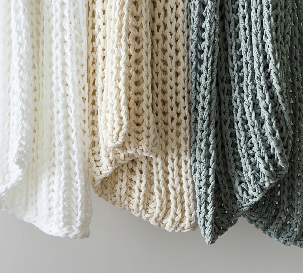 Colossal Ribbed Throw | Pottery Barn