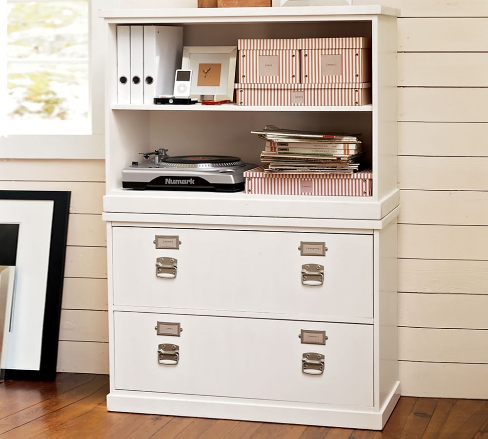 Bedford 2-Drawer Lateral Filing Cabinet | Pottery Barn