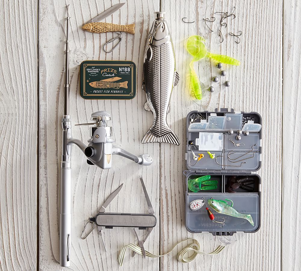 The Little Angler Bite Sized Pocket Fishing Pole | Pottery Barn