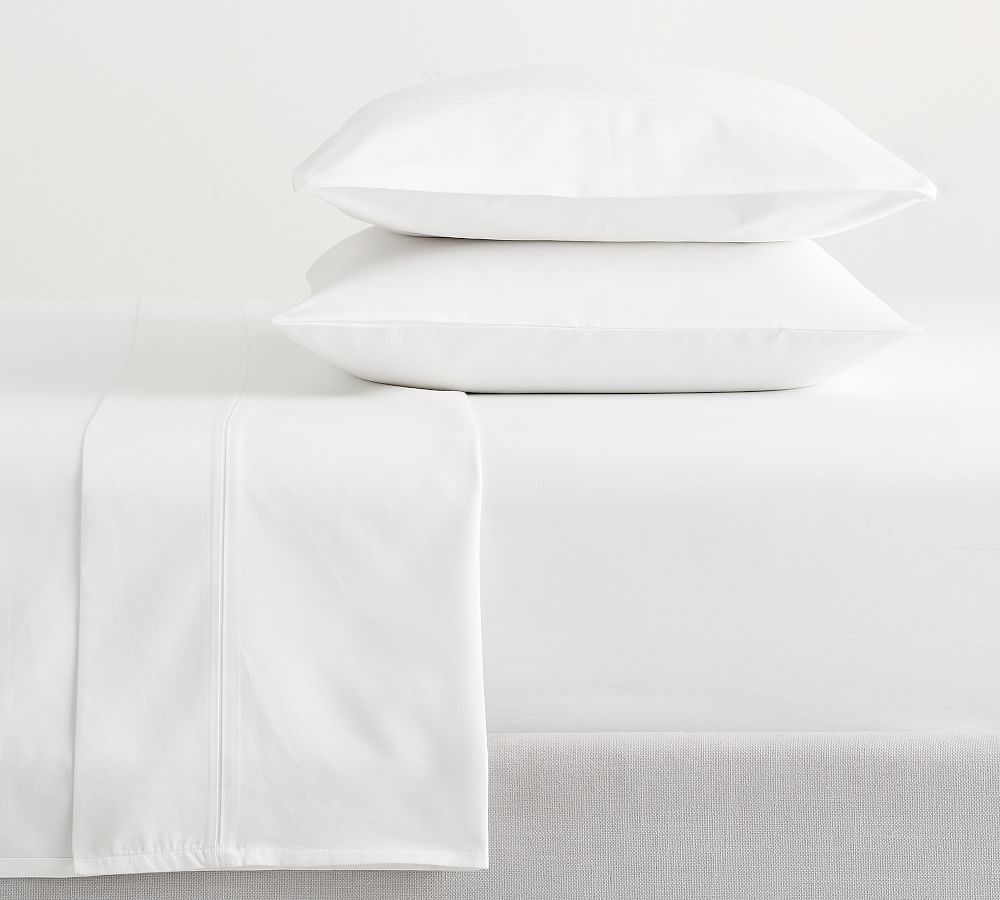 700-Thread-Count Sateen Sheet Set | Pottery Barn