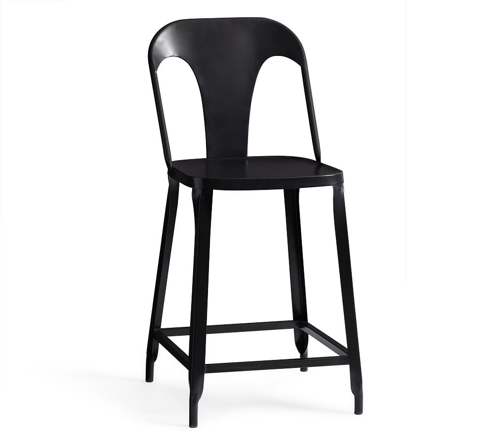 Maxx Metal Bar Stool | Pottery Barn