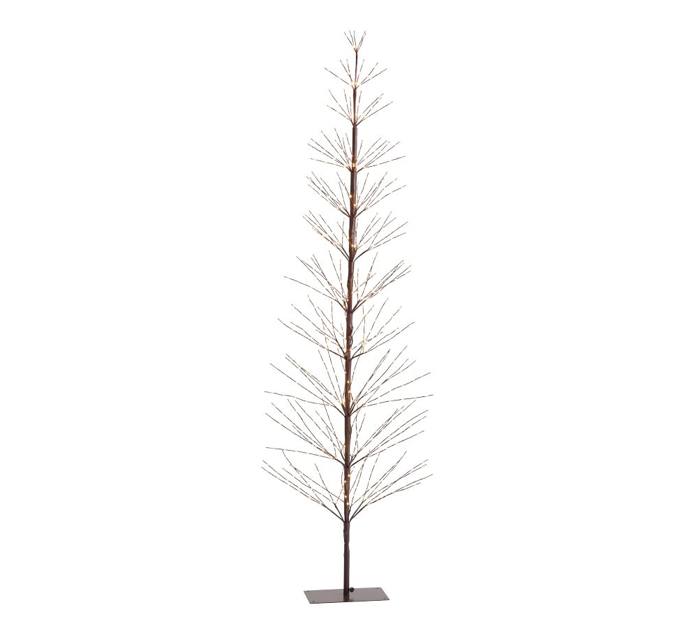 Pre-Lit Twinkling Twig Trees | Pottery Barn
