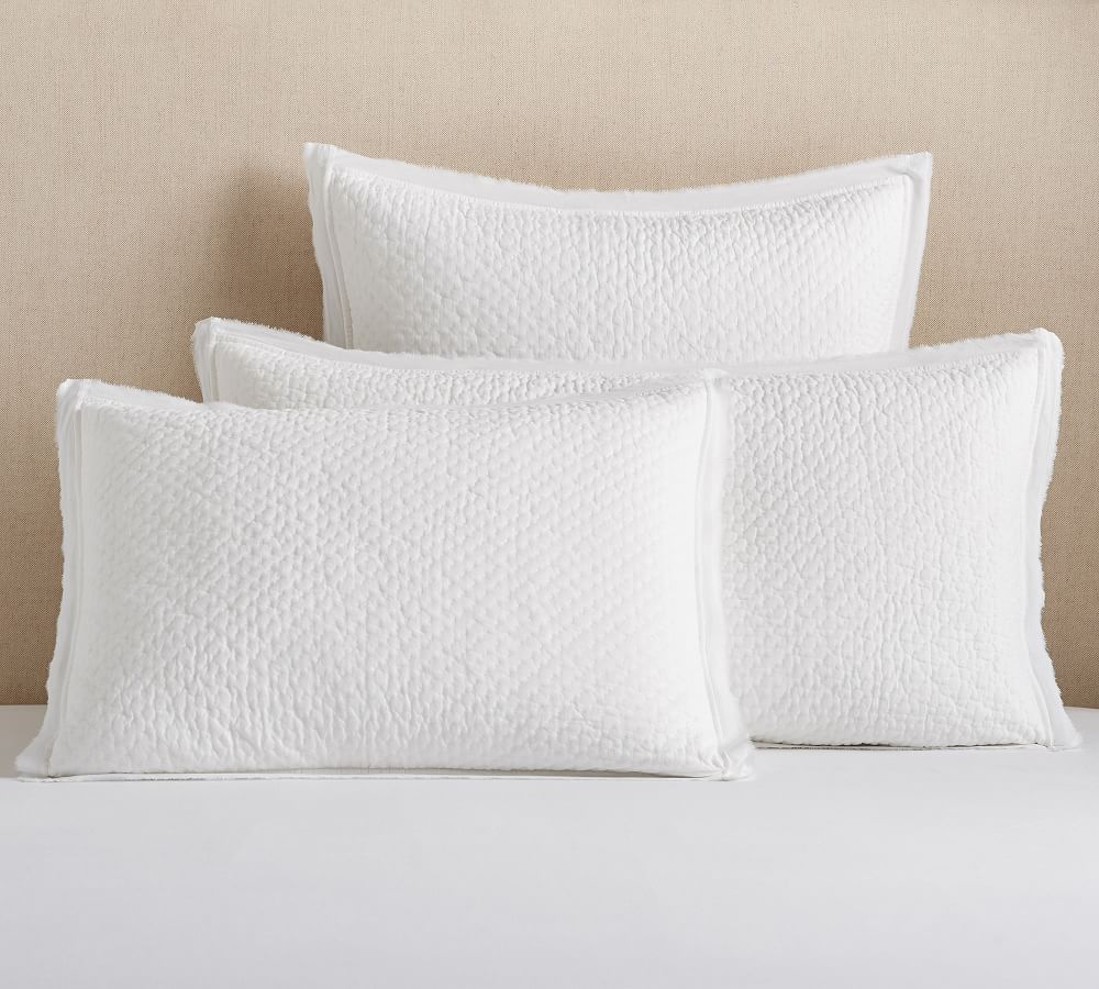 Melange Handcrafted Cotton Quilted Sham | Pottery Barn