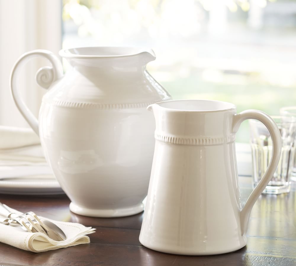 Gabriella Stoneware Pitcher | Pottery Barn