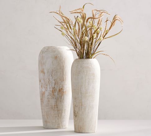 Handcrafted Weathered Terra Cotta Vases | Pottery Barn