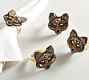 Jeweled Fox Napkin Ring, Set of 4 | Pottery Barn