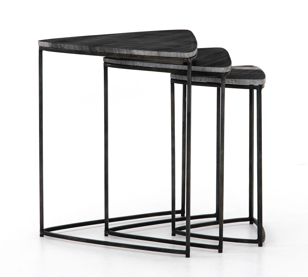 Cecilia Marble Nesting Side Tables | Pottery Barn