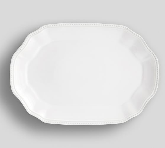 Trays & Platters Kitchen & Dining Small Oval Platters in White etna.com.pe