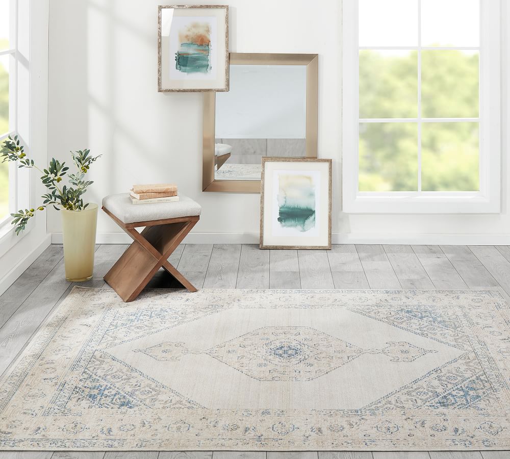 Harrison Persian-Style Easy Care Rug | Pottery Barn