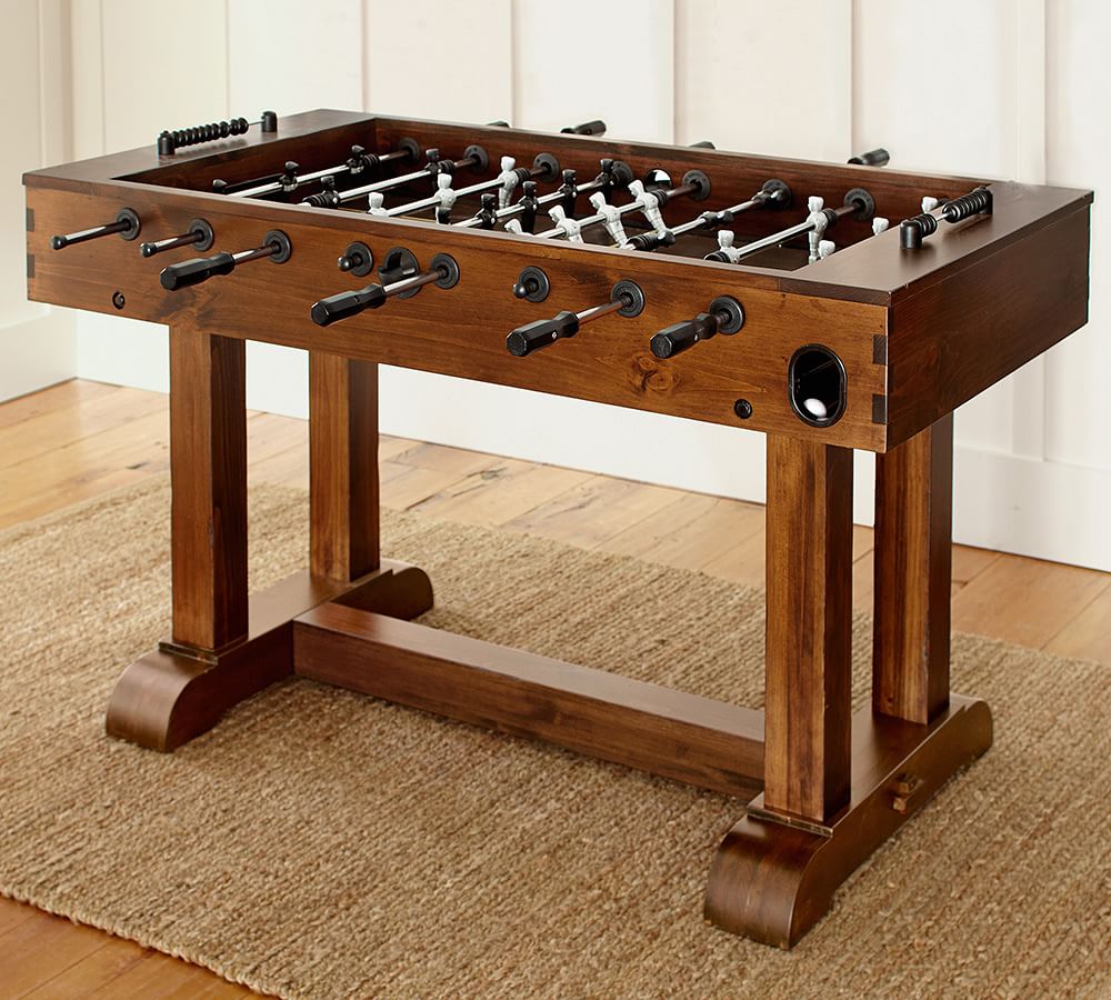 Rustic Mahogany Foosball Table | Pottery Barn
