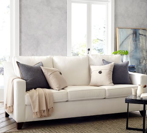 Cameron Roll Arm Fabric Sofa | Pottery Barn
