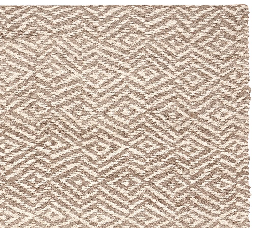 Clark Two Tone Soft Jute Rug Swatch | Pottery Barn