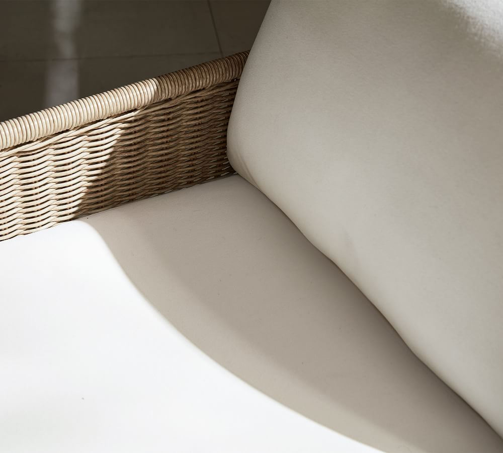 Tulum All-Weather Wicker 24.5" Patio Lounge Chair | Pottery Barn
