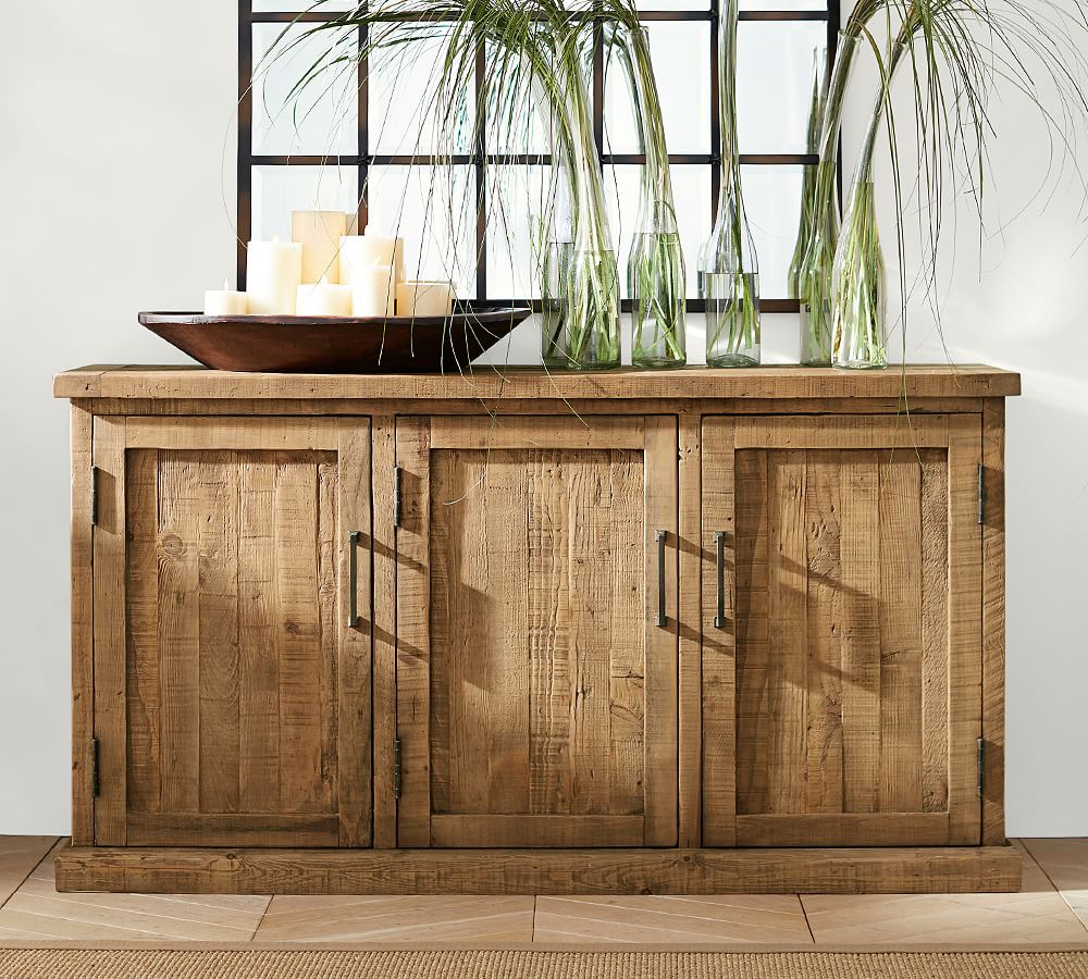 Stafford Reclaimed Pine Buffet Table | Pottery Barn