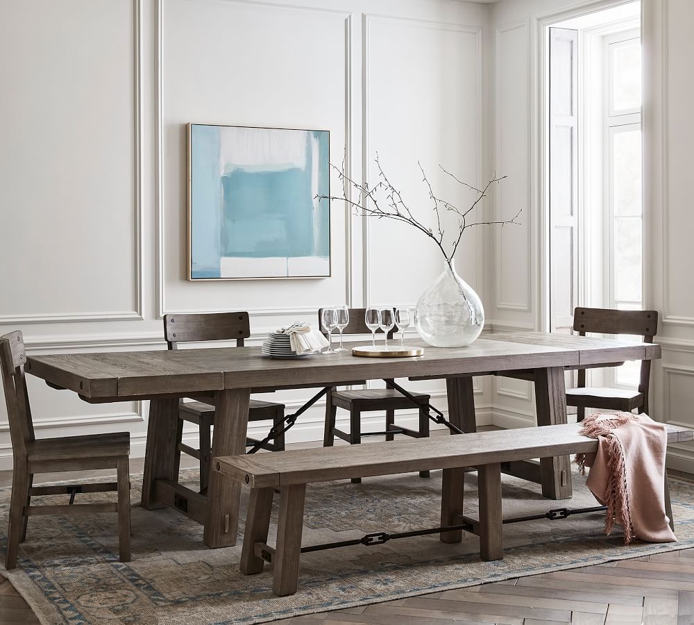 Benchwright Extending Dining Table | Pottery Barn
