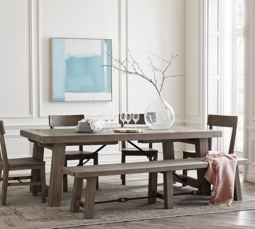 Benchwright Extending Dining Table | Pottery Barn