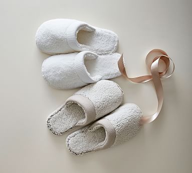 Coziest Sherpa Slippers | Pottery Barn