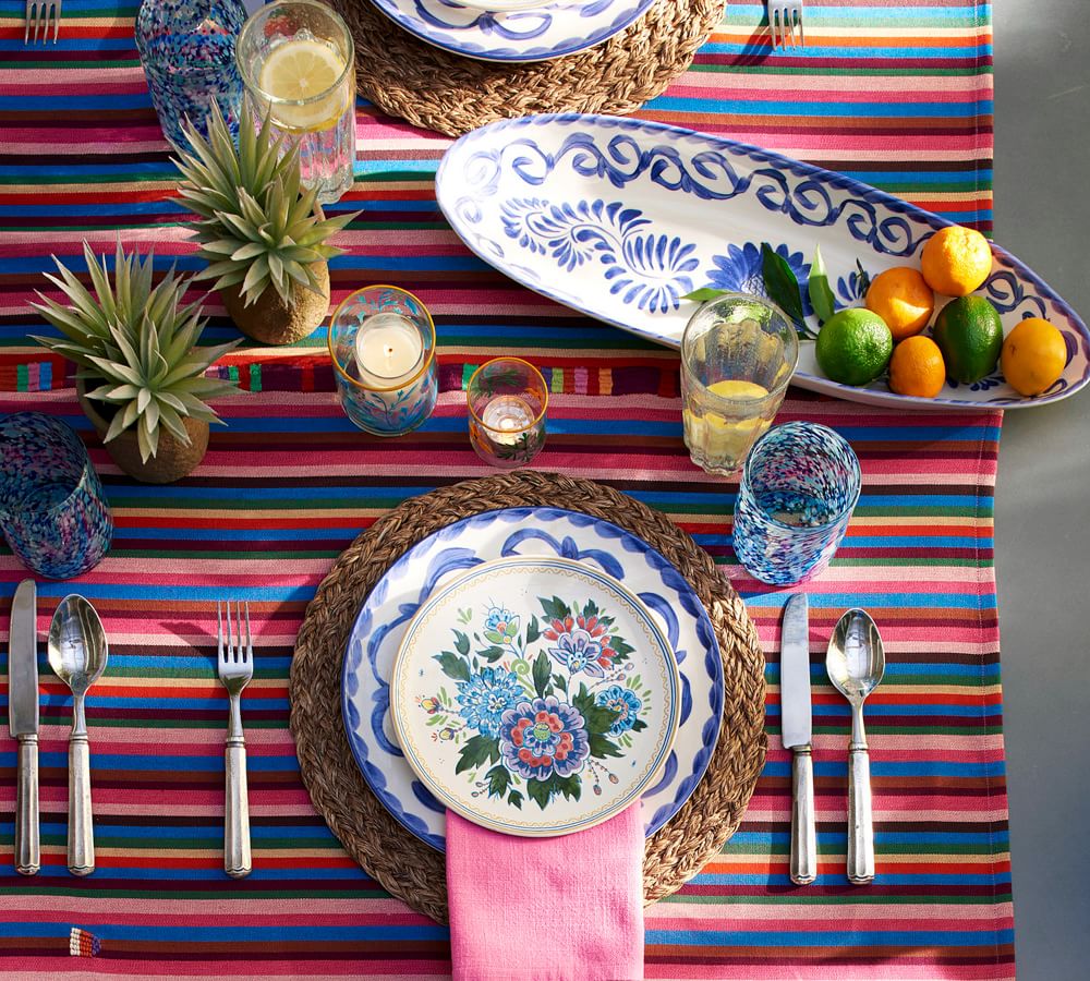 Braided Abaca Charger Plates - Set of 4 | Pottery Barn