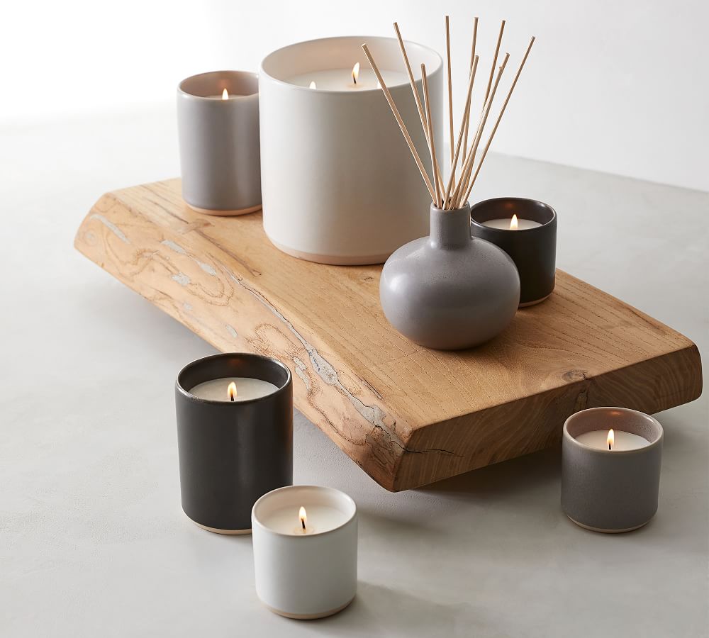 Mason Ceramic Scent Collection - Black Amber | Pottery Barn