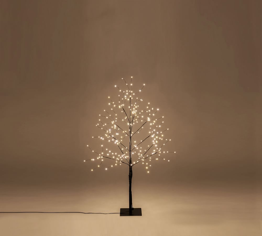 Halloween Black Fairy Pre-Lit LED Tree | Pottery Barn