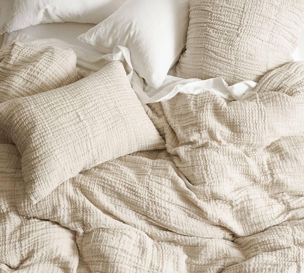 Cloud Cotton/Linen Sham | Pottery Barn