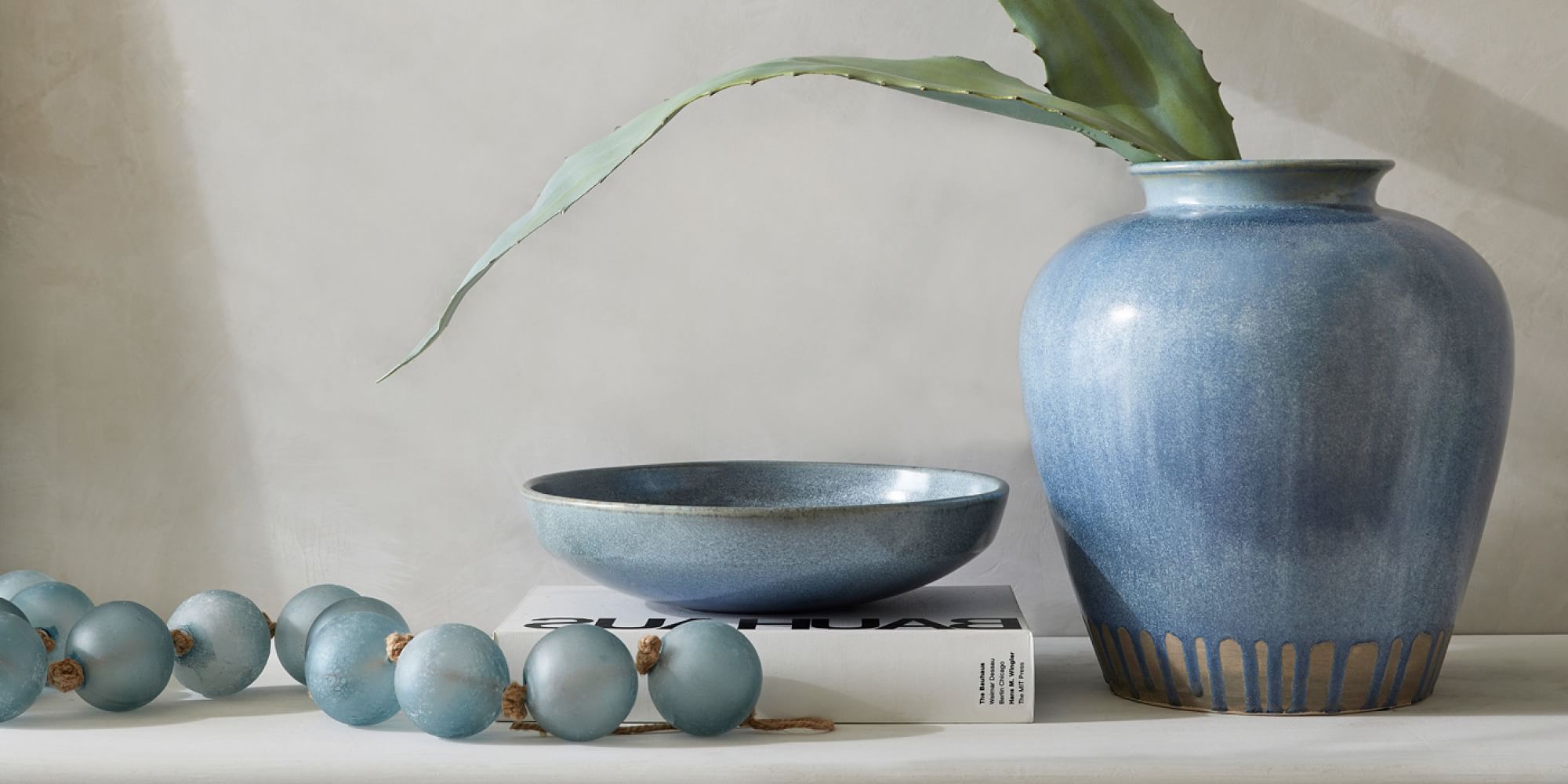 Seehorn Reactive Glaze Handcrafted Ceramics Collection | Pottery Barn