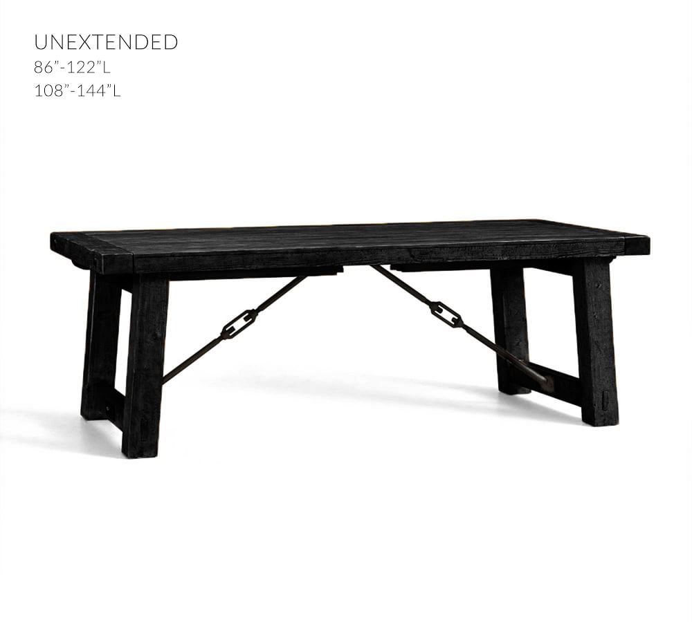 Benchwright Extending Dining Table | Pottery Barn