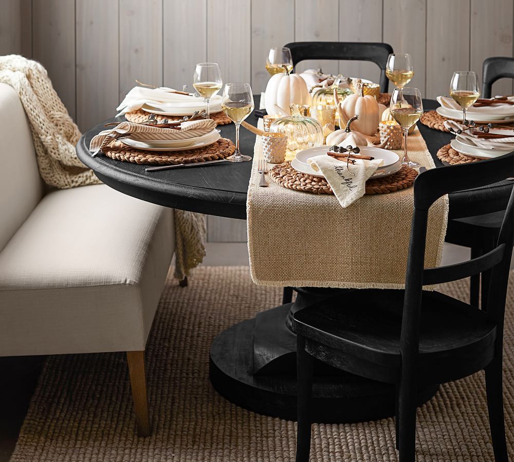 Nolan Round Pedestal Dining Table | Pottery Barn