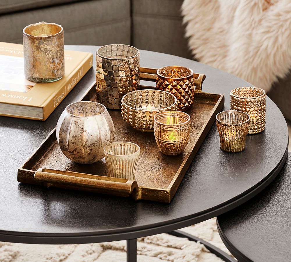 Long Metal Decorative Tray | Pottery Barn