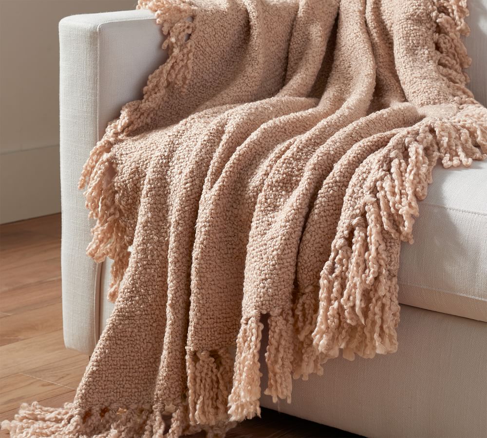 Dreamy Fringe Throw | Pottery Barn