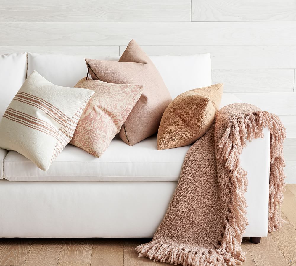 Dreamy Fringe Throw | Pottery Barn