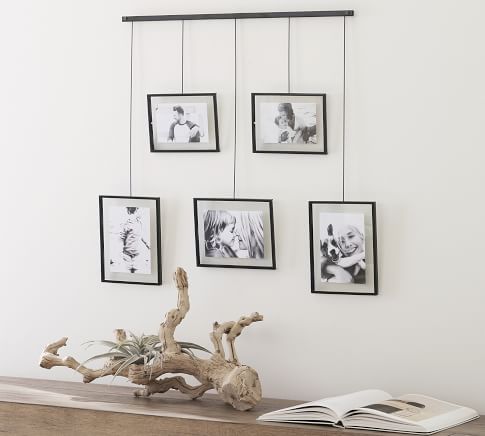 Hanging White Gallery Frames, Set of 5 | Pottery Barn