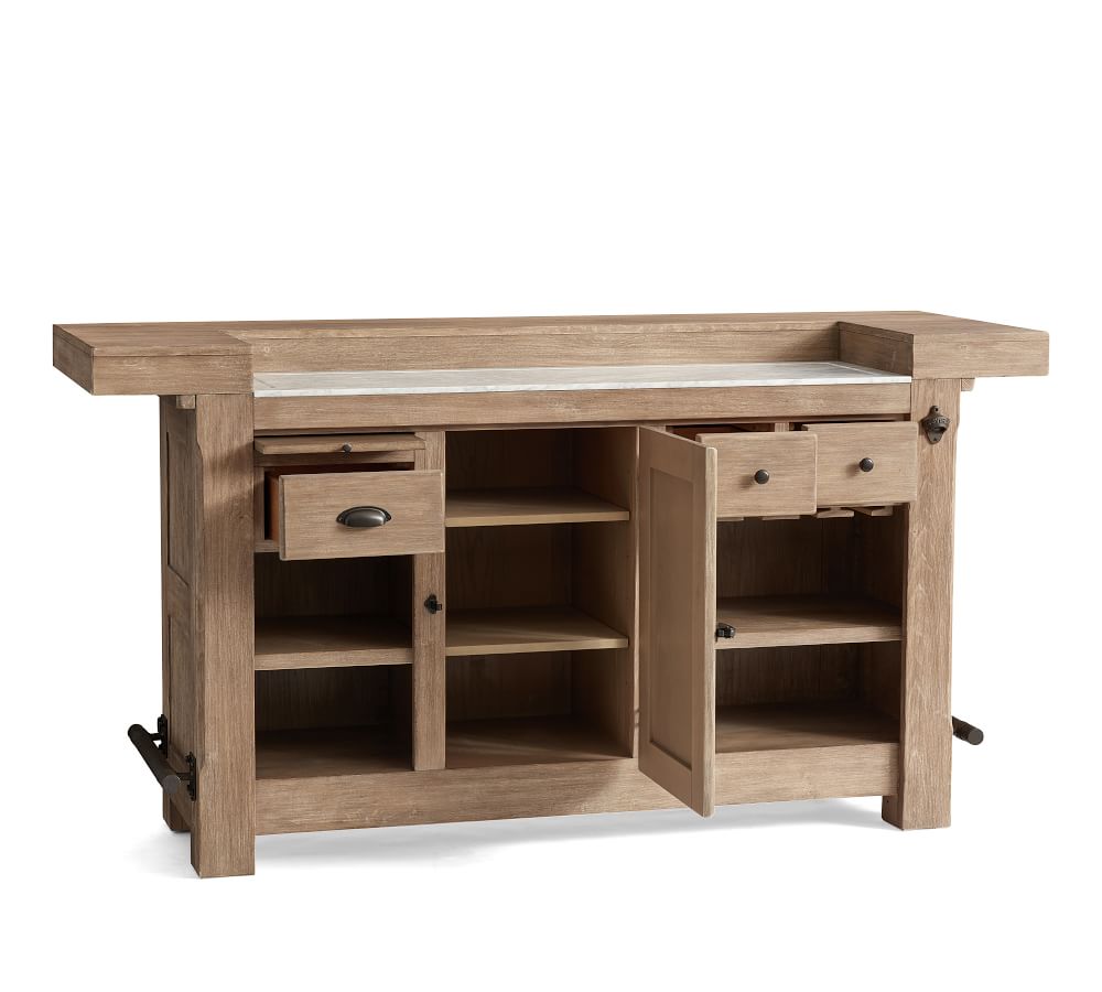 Rustic 80" Ultimate Bar | Pottery Barn