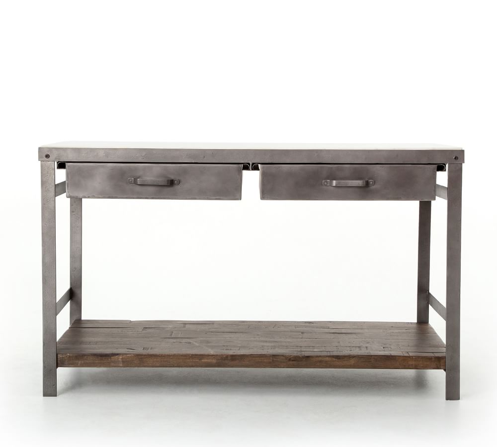 Upland Marble Kitchen Island | Pottery Barn