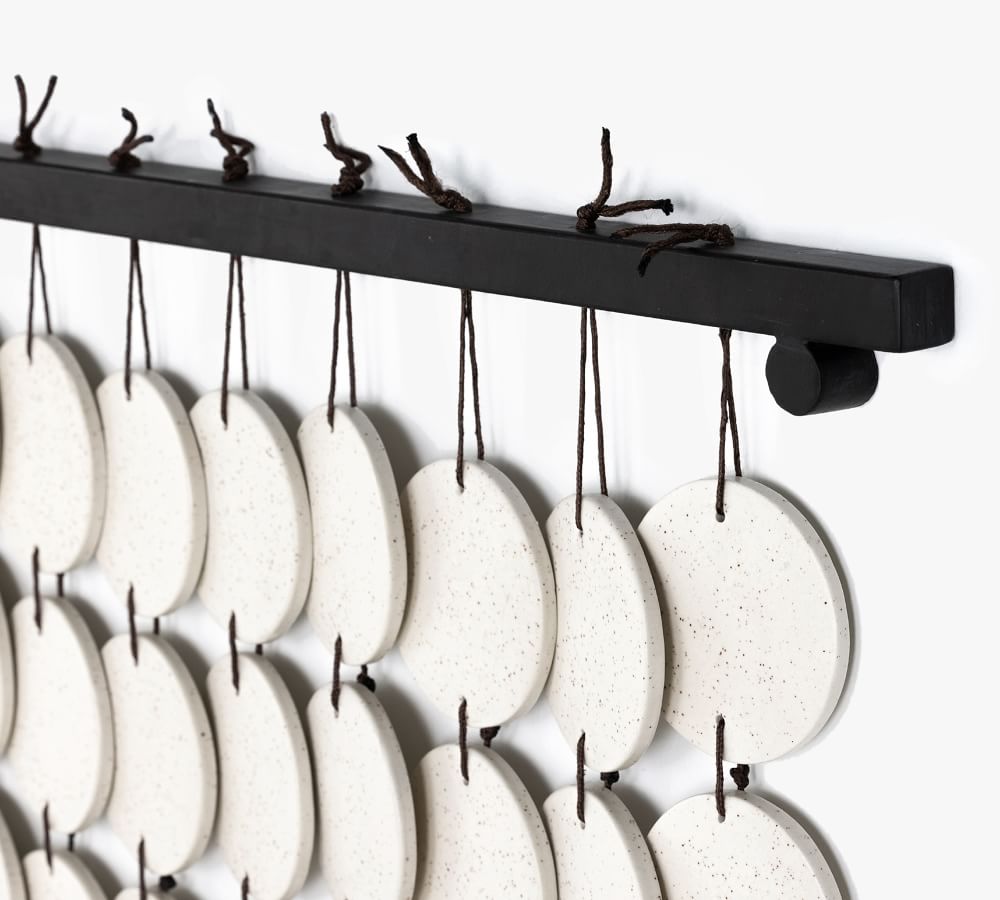 Speckled Ceramic Hanging Wall Art | Pottery Barn