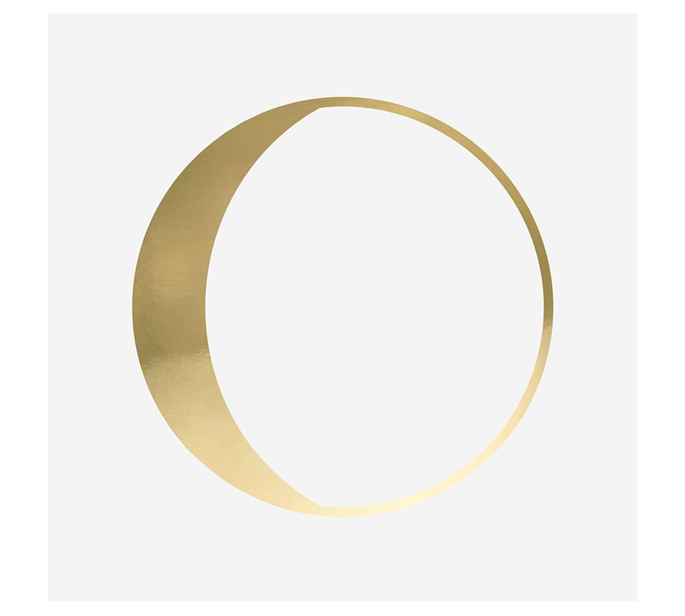 Gold Solar Eclipse Framed Print | Pottery Barn